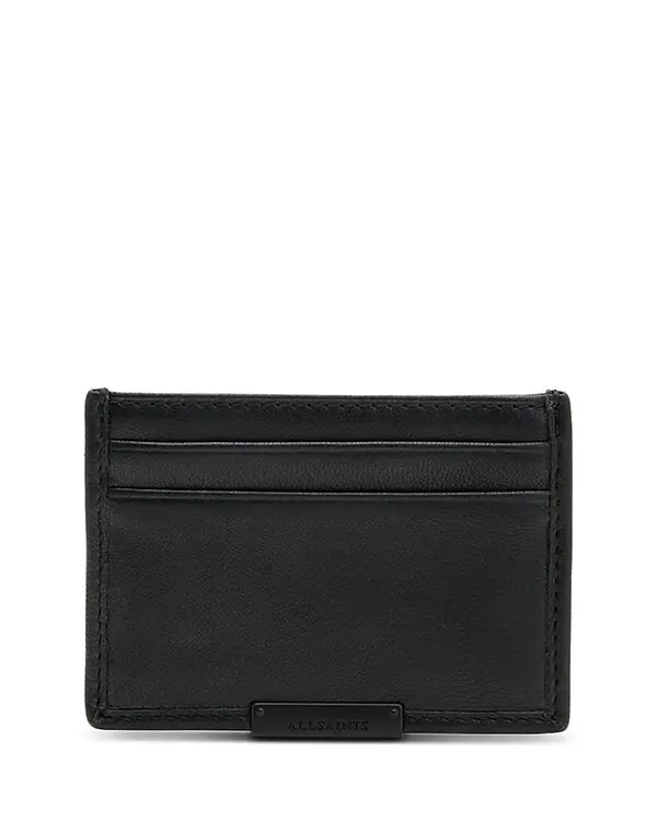 ALLSAINTS Dove Leather Cardholder - Black