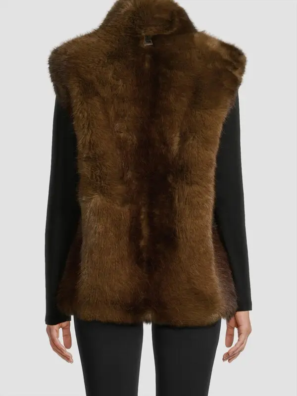 Apparis Laila Faux-fur Sleeveless Vest