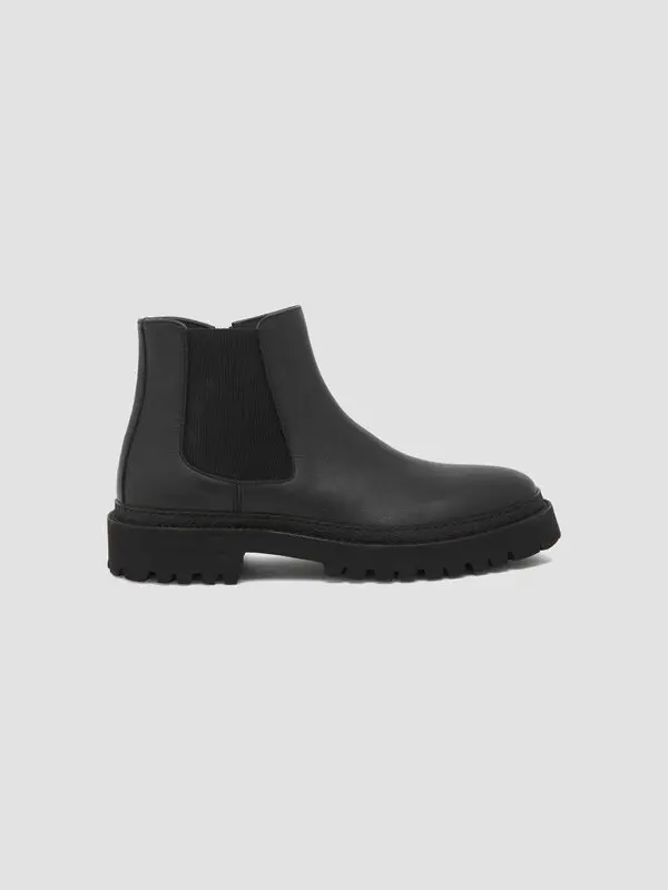 POLLINI M. Leather Ankle Boots