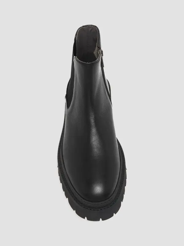 POLLINI M. Leather Ankle Boots
