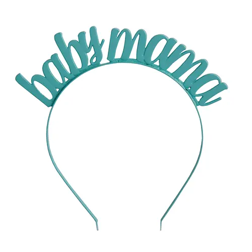JOLLITY & CO Milestone Events Metal Headband - Blue Baby Mama