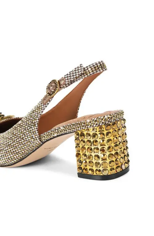 Kurt Geiger Chelsea Slingback Pumps - Dark Beige