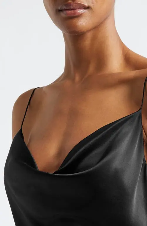 L'Agence Calista Cowl Neck Camisole - Black