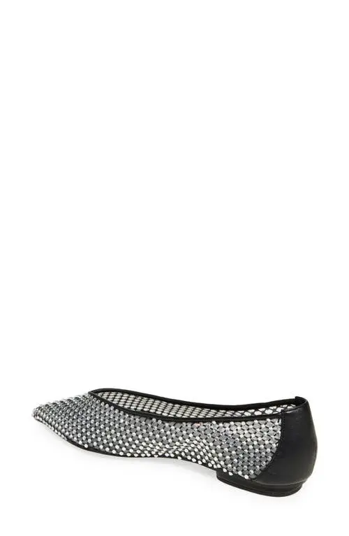 Rebecca Minkoff Crystal Mesh Ballet Flat