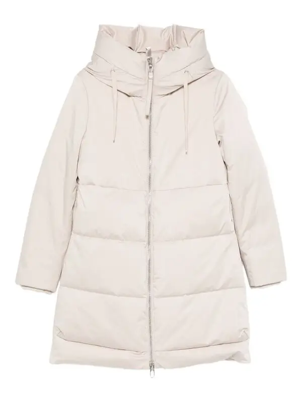 DUNO Padded Coat With Hood - White