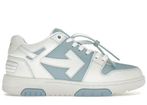 Off-White Ooo Low Top Sneakers - Light Blue/white