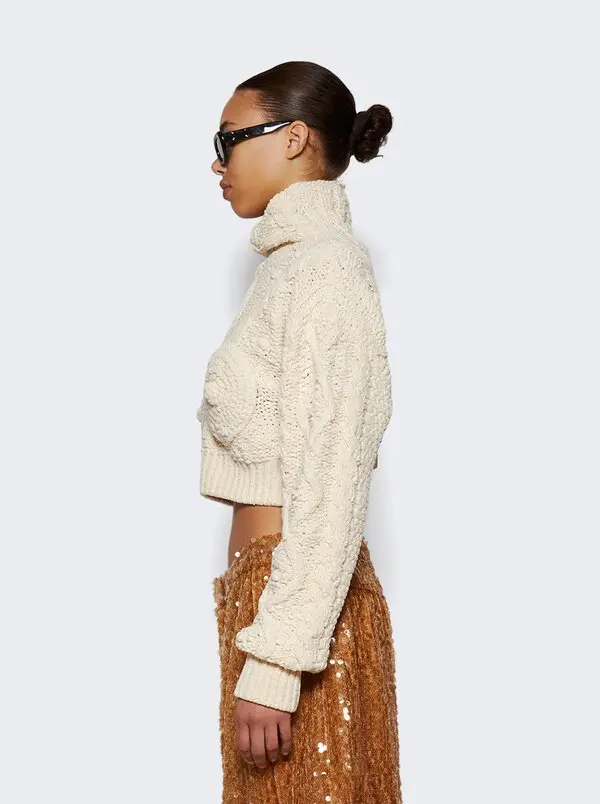 Rabanne Sequined Midi Skirt - Amber