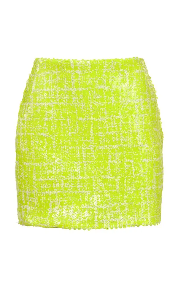 FRANCESCA MIRANDA Nora Sequined Mini Skirt