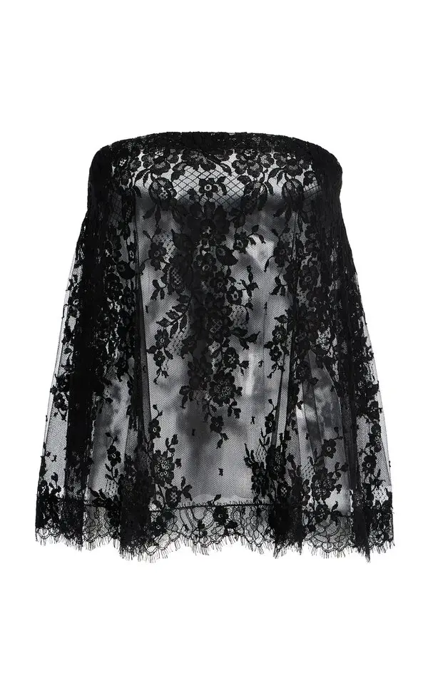 RODARTE Semi-sheer Lace Top