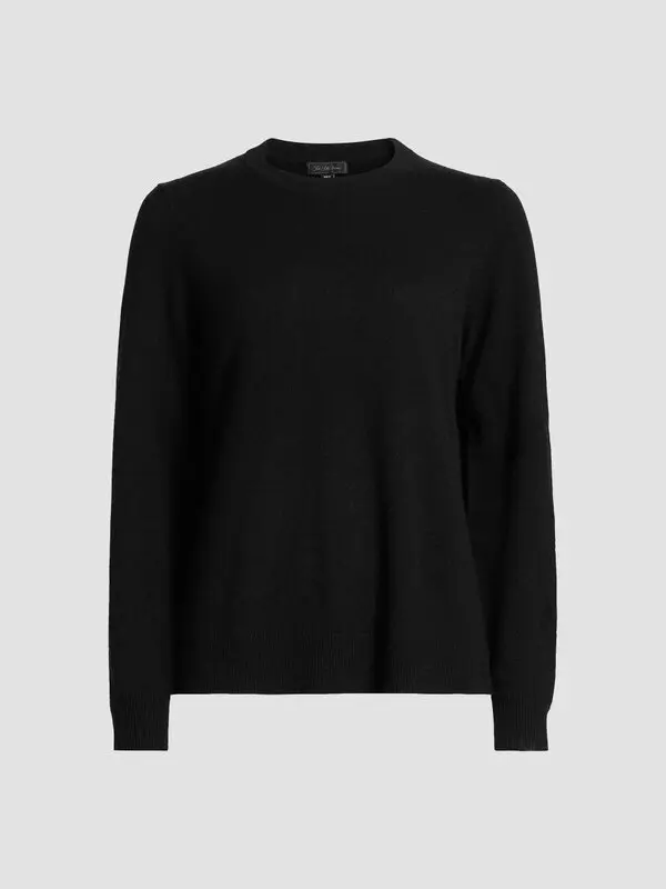 SAKS FIFTH AVENUE Cashmere Crewneck Sweater - Black