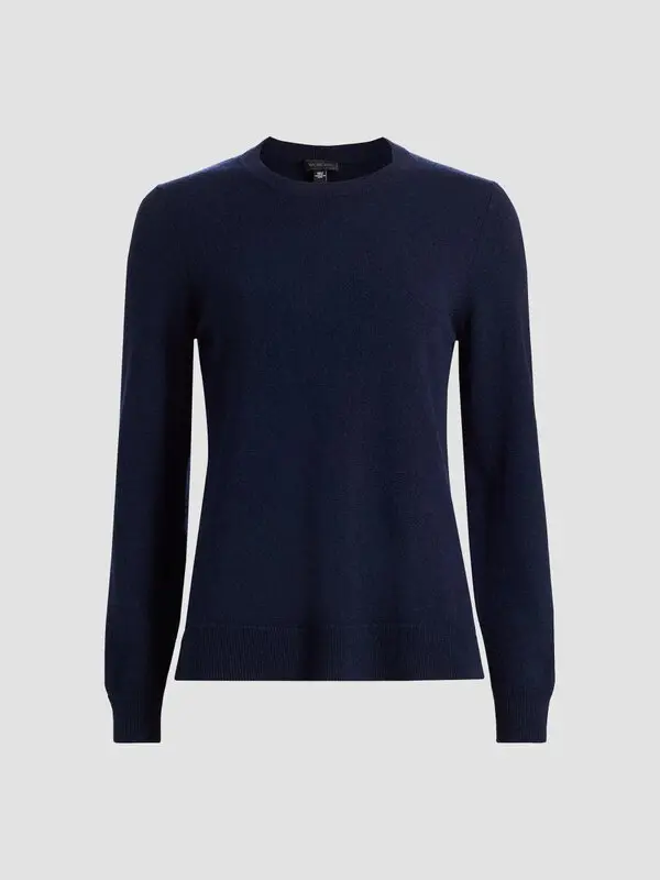 SAKS FIFTH AVENUE Cashmere Crewneck Sweater - Navy Ink