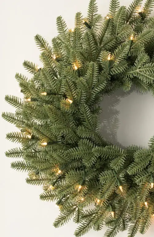 BALSAM HILL Balsam Fir Pre Lit Wreath