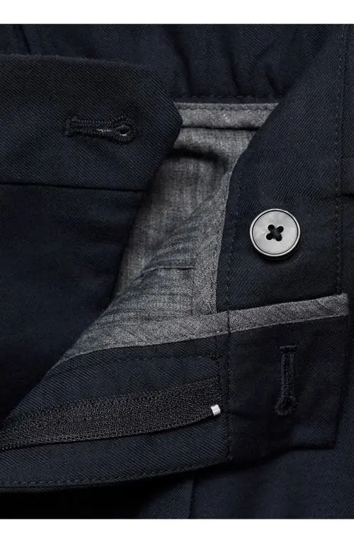 Mango Pleated Slim Fit Trousers