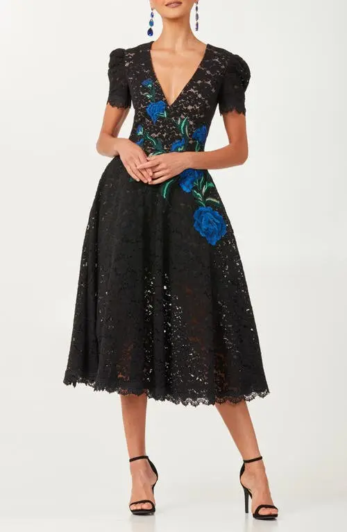 HELSI Amy Embroidered Lace Midi Dress