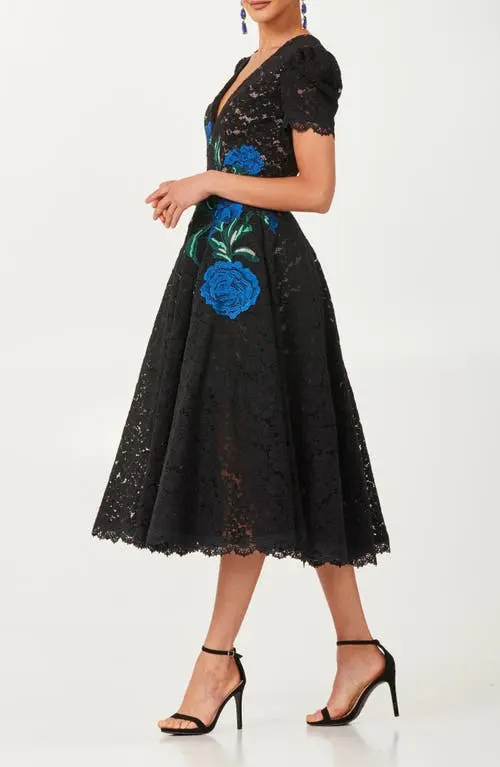 HELSI Amy Embroidered Lace Midi Dress
