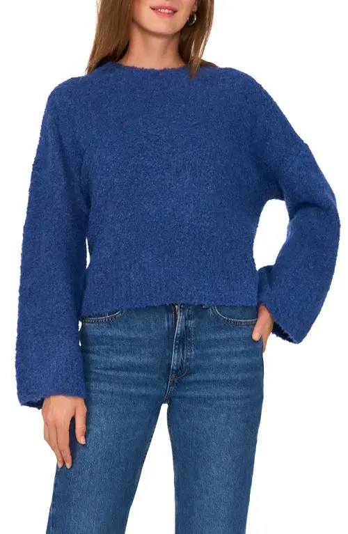 Vince Camuto Crewneck Bell Sleeve Sweater - Bluebell