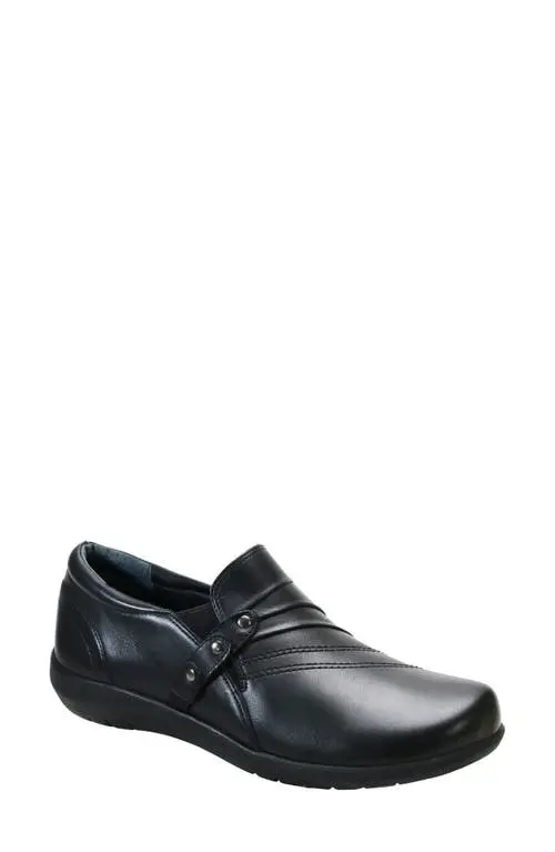 DAVID TATE Serene Loafer - Black Brushed Calf