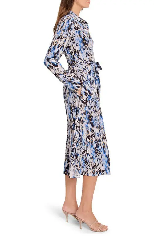 NIC+ZOE Washed Chevron Shirtdress