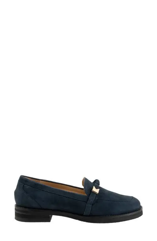 Trotters Femi Loafer - Navy Suede