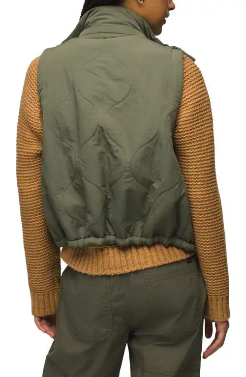 Prana Encinitas Quilted Vest - Rye Green