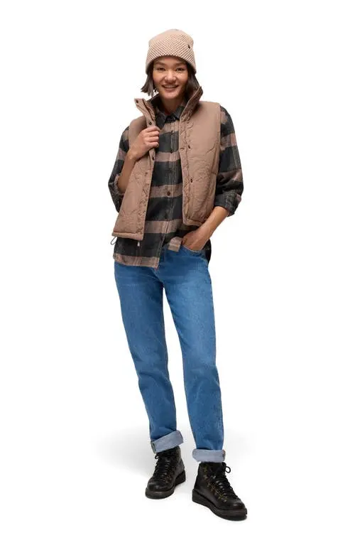 Prana Encinitas Quilted Vest - Shroom