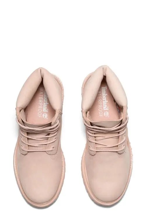 Timberland Premium Waterproof Boots - Light Pink Nubuck