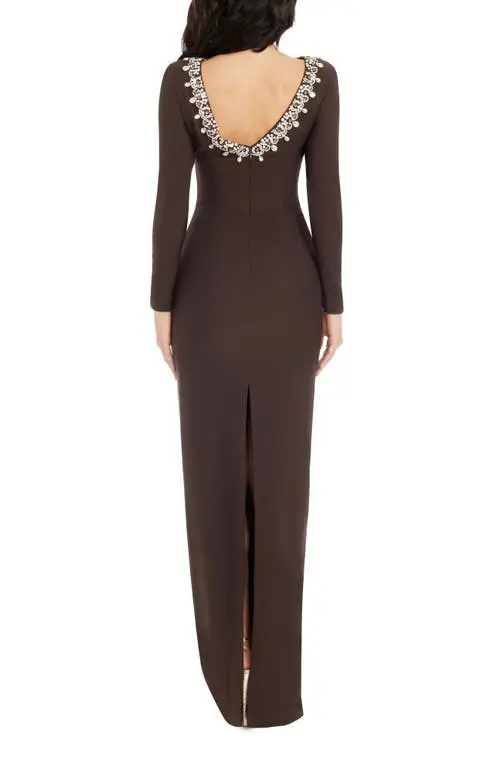 Dress The Population Anne Embellished Column Gown
