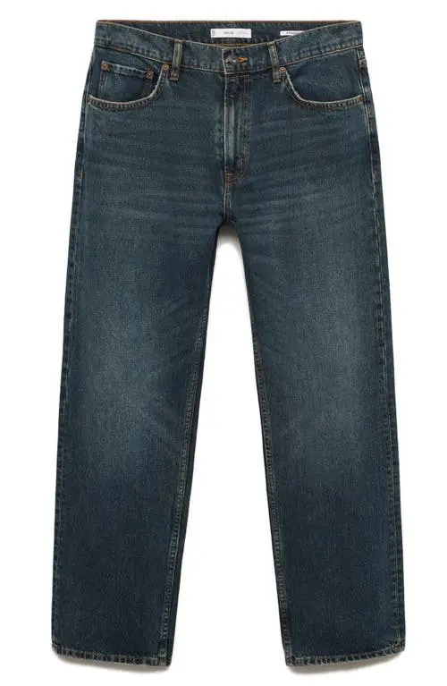 Mango Straight Leg Jeans - Mint Green