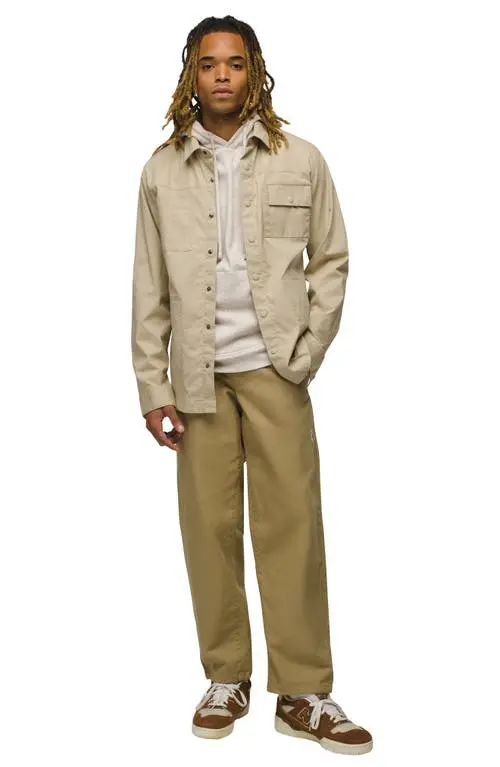 Prana Palisades Ripstop Upf Snap Front Field Shirt - Sandstone