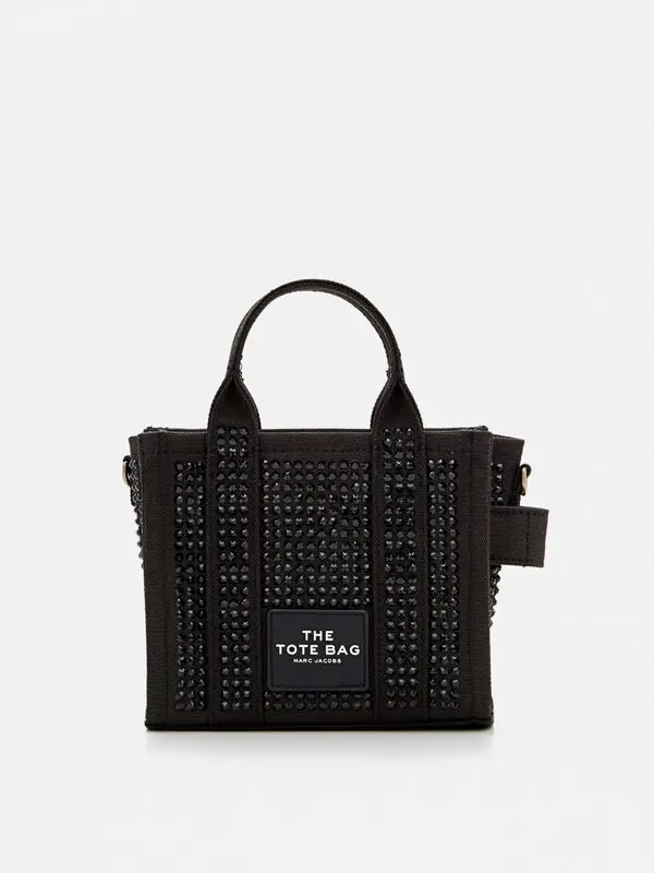 Marc Jacobs Mini Tote Bag With Embellishments - Black
