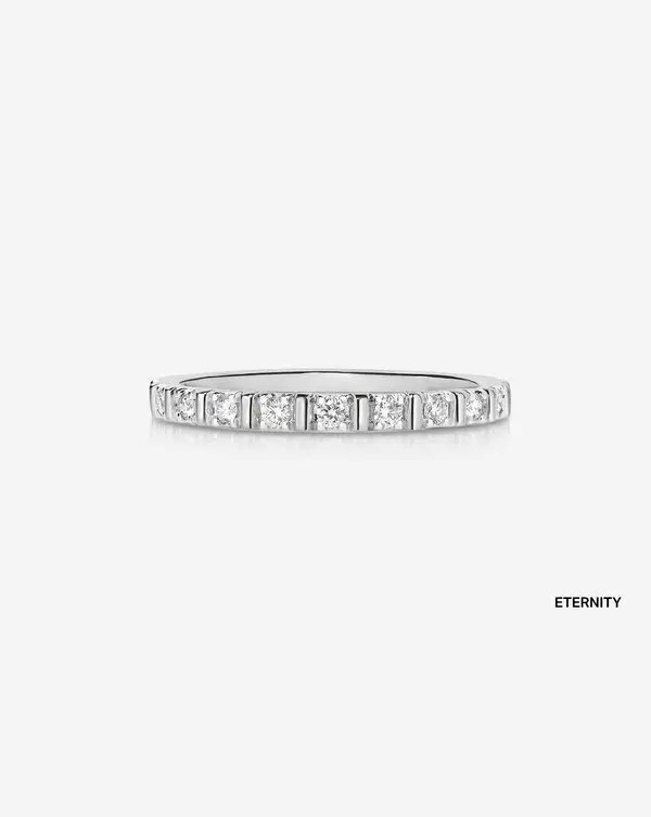 Ring Concierge Fluted Diamond Eternity Band - One-color
