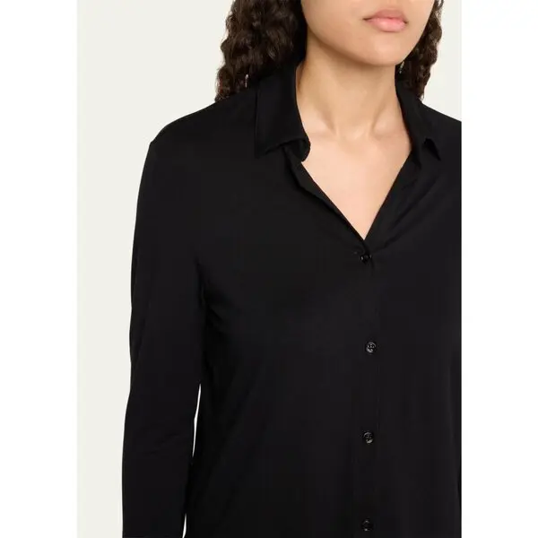 Majestic Filatures Soft Touch Button-front Shirt