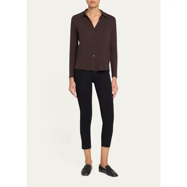 Majestic Filatures Soft Touch Button-front Shirt