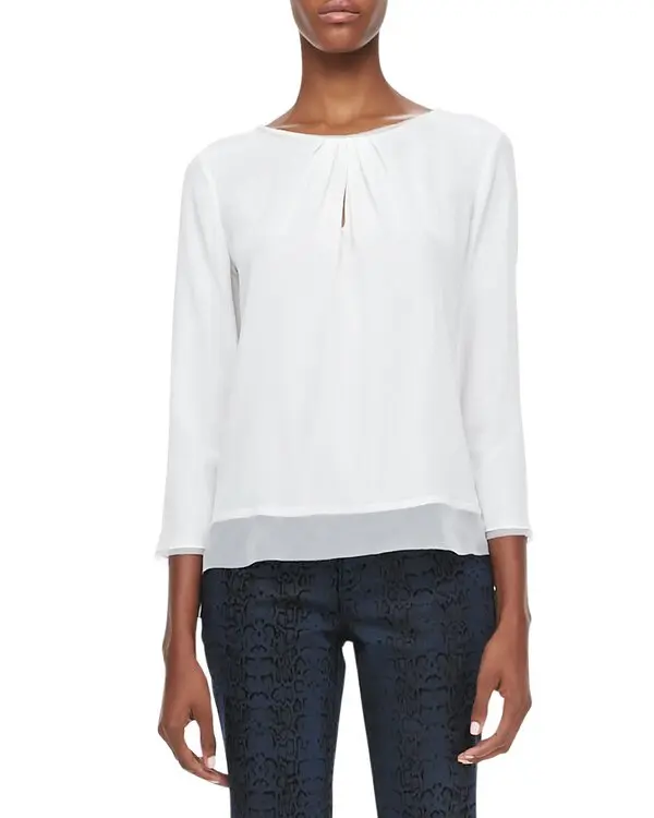 EB DENIM Low-rise Baggy Jeans - White