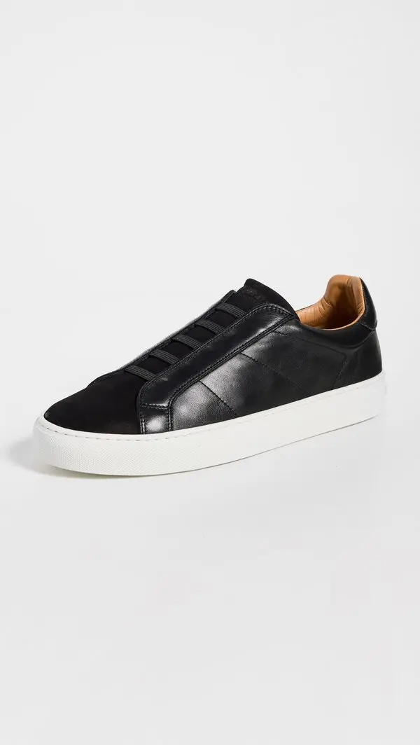 Greats Royale 2.0 Leather Slip-on Sneakers - Black