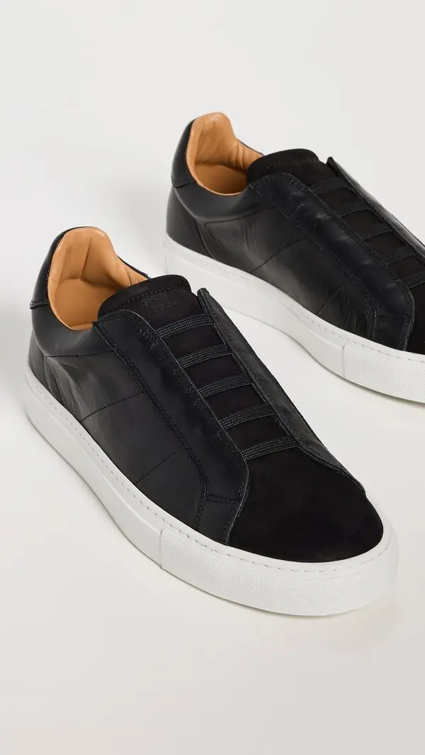 Greats Royale 2.0 Leather Slip-on Sneakers - Black