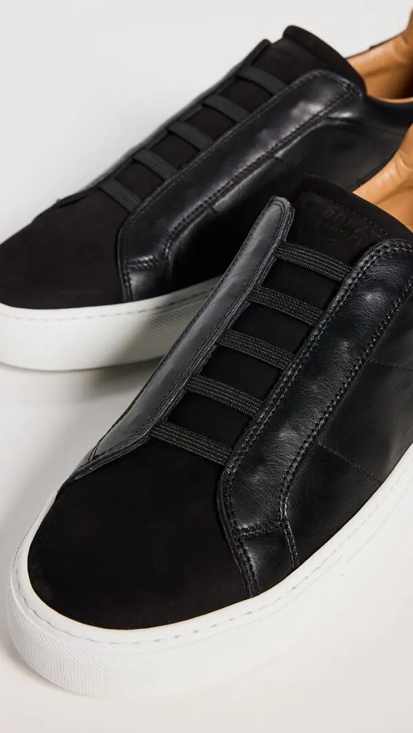 Greats Royale 2.0 Leather Slip-on Sneakers - Black