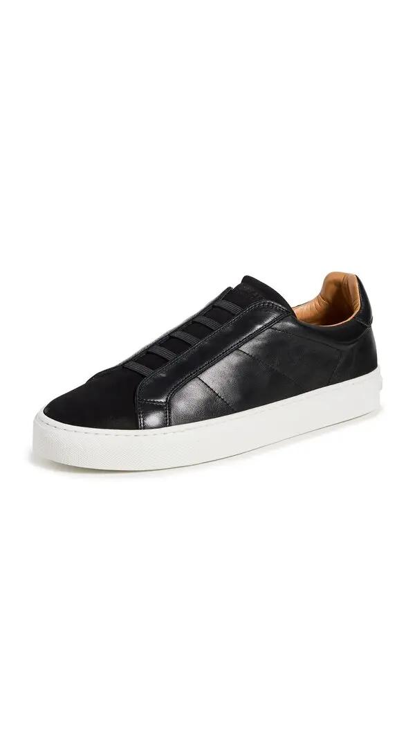 Greats Royale 2.0 Leather Slip-on Sneakers - Black