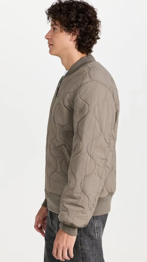 Alpha Industries Reversible Quilted Ma-1 Flight Jacket
