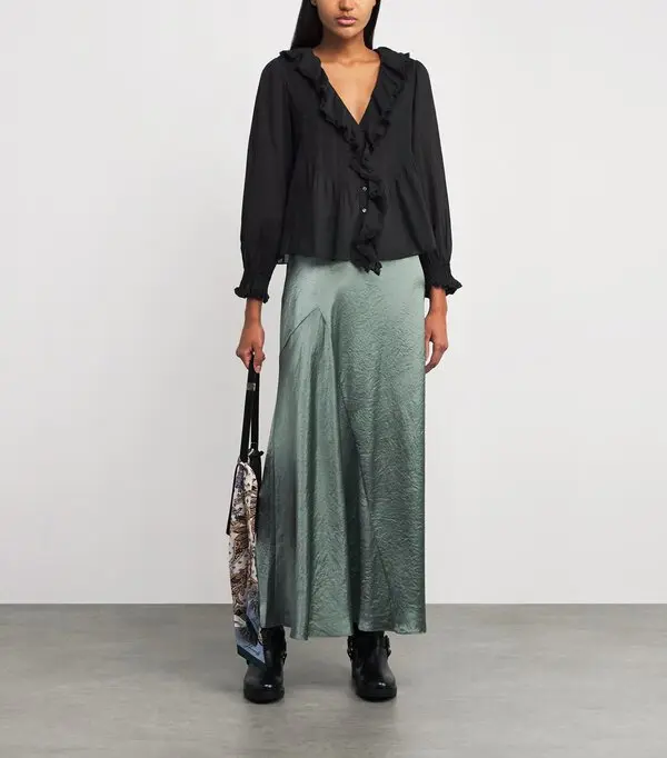 DÔEN Ruffled Hardy Blouse