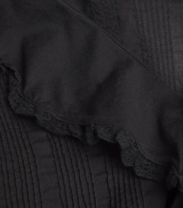 DÔEN Ruffled Hardy Blouse