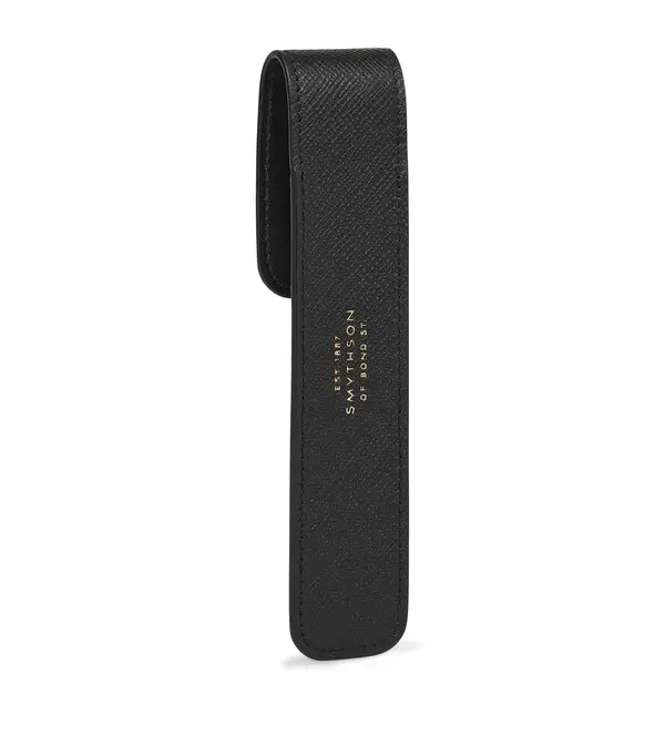 Smythson Panama Leather Pen Sleeve