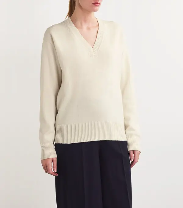 Harrods Cashmere V-neck Sweater