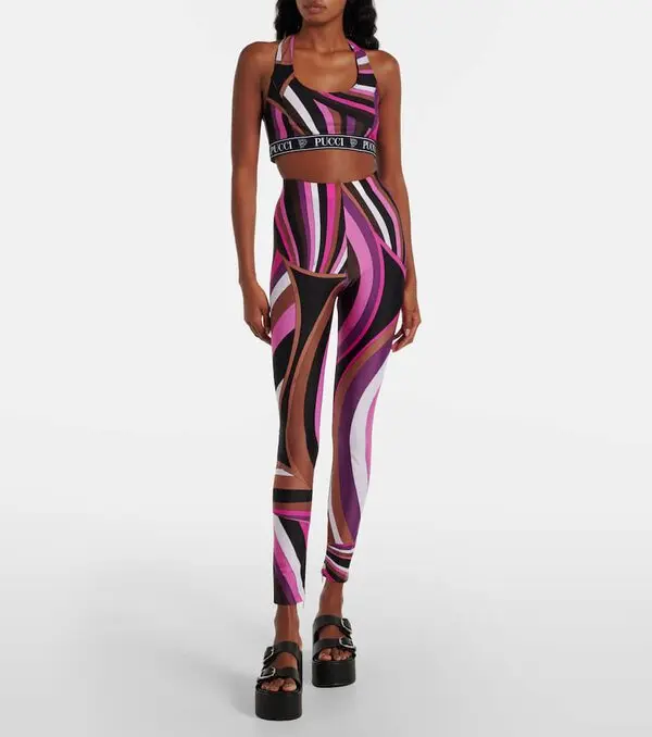 Emilio Pucci Iride Sports Bra