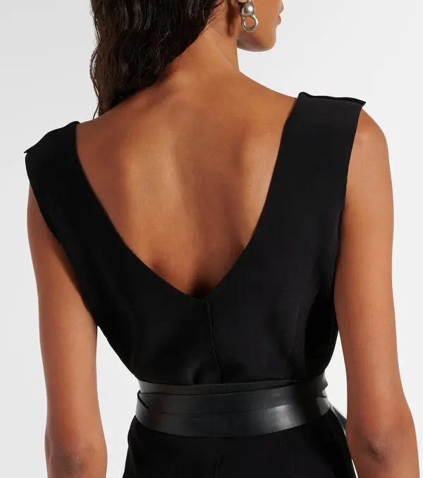 Norma Kamali Grace Belted Minidress