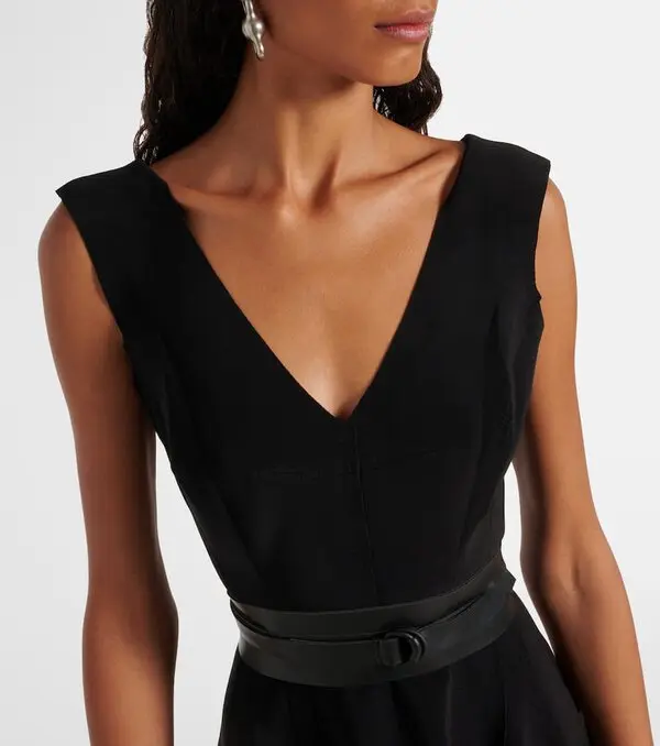 Norma Kamali Grace Belted Minidress