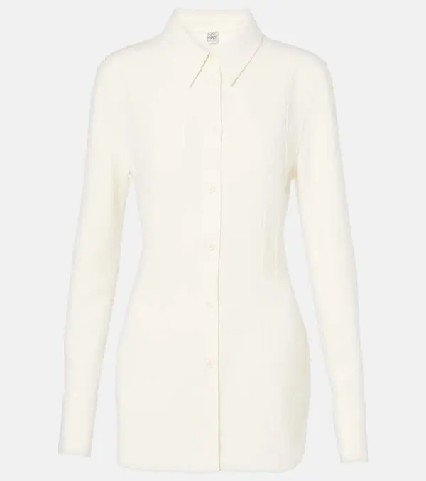 TOTEME Satin Button Down Shirt