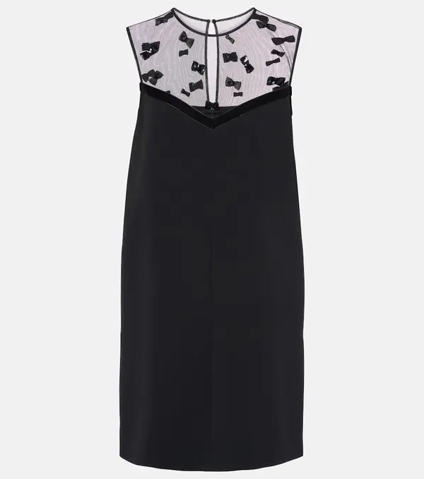 Max Mara Nandina Bow-detail Minidress