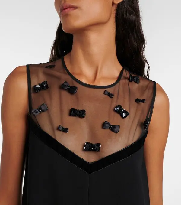 Max Mara Nandina Bow-detail Minidress