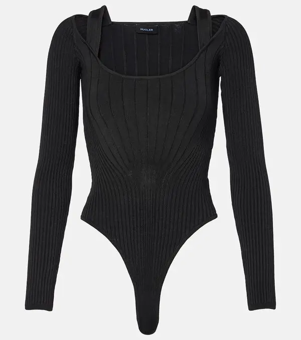 MUGLER Knitted Bodysuit